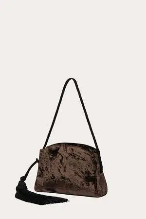 LIFFNER Velvet Tassel Clutch