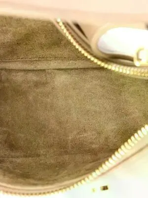 Celine Ava Triomphe Leather Shoulder Bag - Neutrals