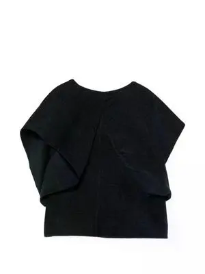 RUOHAN Draped Asymmetric Blouse