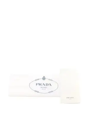 Prada Saffiano Trimmed Tessuto Logo Camera Bag Cross Body Bag