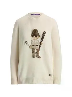 Ralph Lauren Cashmere Polo Bear Sweater