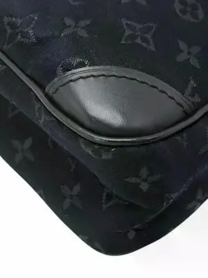 LOUIS VUITTON 2001 Monogram Mini Satin Boulogne Shoulder Bag