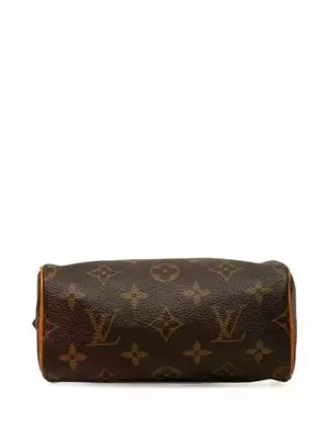 LOUIS VUITTON Monogram Mini Speedy Hl Satchel