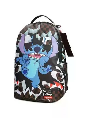 SPRAYGROUND X Disney Stitch Breakout Check-print Backpack