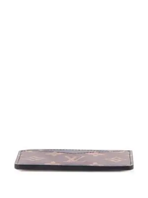 LOUIS VUITTON Neo Macassar Monogram Canvas Card Holder - Brown