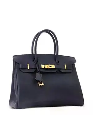 Hermès Epsom Birkin 30 Satchel - Blue