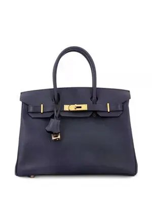 Hermès Epsom Birkin 30 Satchel - Blue