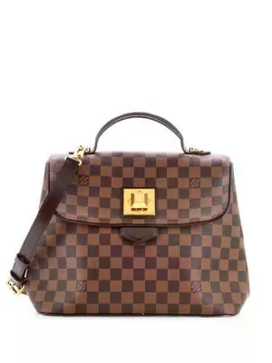 LOUIS VUITTON Bergamo Damier Mm Satchel - Brown