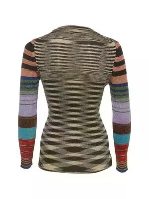 Missoni Striped Long-sleeve Top