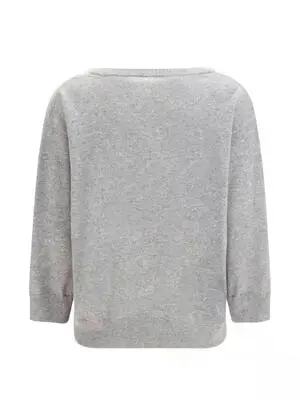 Extreme Cashmere Pearl V-neck Sweater