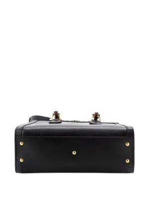 Gucci Diana Bamboo Handle Leather Small Tote Bag - Black