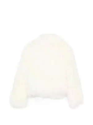LISKA Tibetan Lamb Fur Jacket - Neutrals