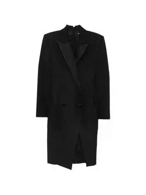 Balmain Double-breasted Midi Dress - Black