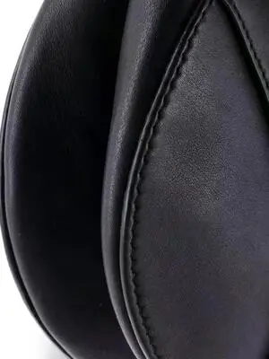 Dior Ultra Matte Saddle Handbag Leather Medium Shoulder Bag - Black