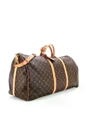 LOUIS VUITTON Keepall Bandouliere Bag Monogram Canvas 60 Travel Bag