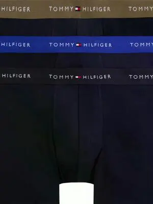 Tommy Hilfiger Logo-waistband Boxers Set Of 3 Pieces - Black