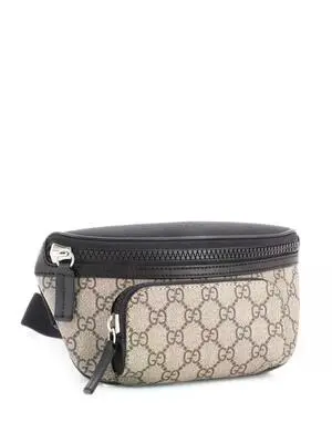 Gucci Gg Coated Canvas Medium Belt Bag - Brown