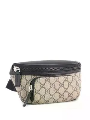 Gucci Gg Coated Canvas Medium Belt Bag - Brown
