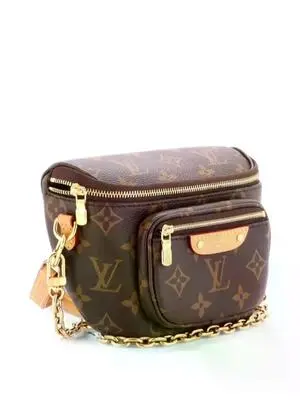 LOUIS VUITTON Monogram Canvas Mini Belt Bag - Brown