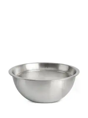 HAY Brushed-finish Lidded Bowl - Silver