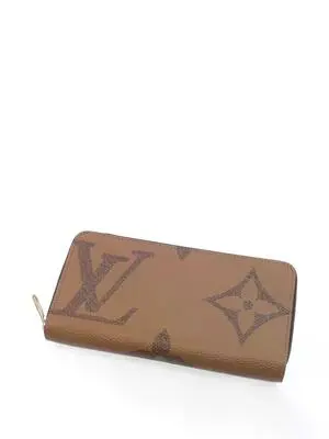 LOUIS VUITTON 2021-2026 Monogram Giant Reverse Zippy Wallet Long Wallets Brown