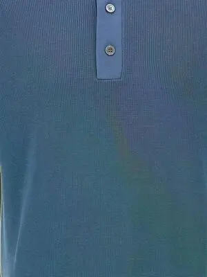 FILIPPO DE LAURENTIIS Grain-stitch Polo Shirt