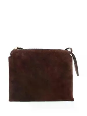 THE ROW Mini Twin Suede Cross Body Bag