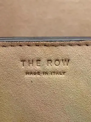 THE ROW Mini Twin Suede Cross Body Bag