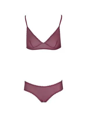 LAURA URBINATI Scallop-edge Tulle Briefs