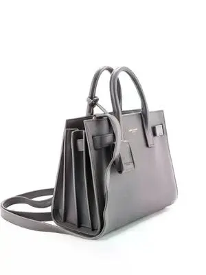 Saint Laurent Leather Sac De Jour Nano Tote Bag
