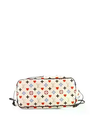 LOUIS VUITTON Neverfull Nm Limited Edition Game On Multicolor Monogram Mm Tote Bag - Neutrals