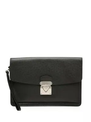 LOUIS VUITTON Taiga Leather Belaia Clutch Bag