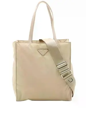 Prada 2000-2013 Tessuto Satchel - Neutrals