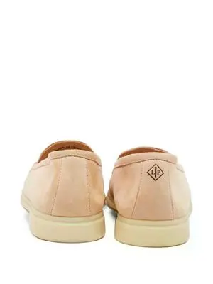 Loro Piana Summer Charms Walk Suede Loafers