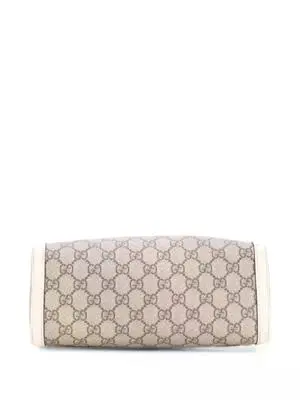 Gucci Padlock Chain Tote Gg Coated Canvas With Leather Small Shoulder Bag