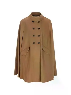 IL TABARRO Double-breasted High-neck Cape