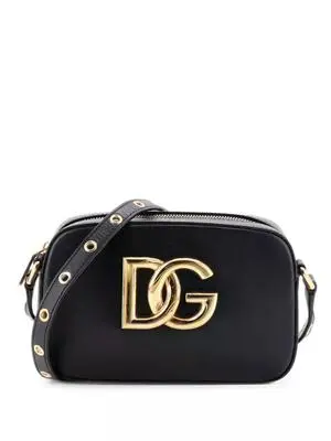 Dolce & Gabbana 3.5 Camera Bag Leather Crossbody Bag - Black