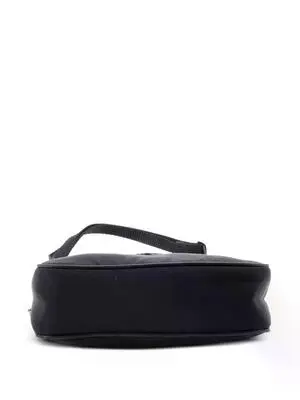 Prada Re-edition Tessuto Mini Hobo Shoulder Bag - Black