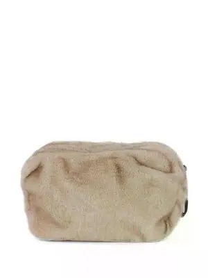 P.a.r.o.s.h Faux-fur Pouch - Neutrals