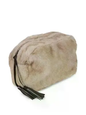 P.a.r.o.s.h P.A.R.O.S.H. Faux-Fur Pouch Neutrals