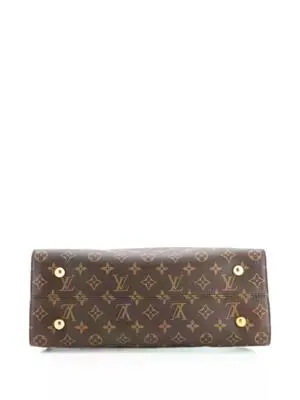 LOUIS VUITTON Tuileries Handbag Monogram Canvas With Leather Satchel