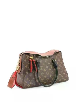 LOUIS VUITTON Tuileries Handbag Monogram Canvas With Leather Satchel