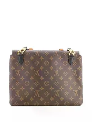 LOUIS VUITTON Marignan Handbag Monogram Canvas With Leather Shoulder Bag