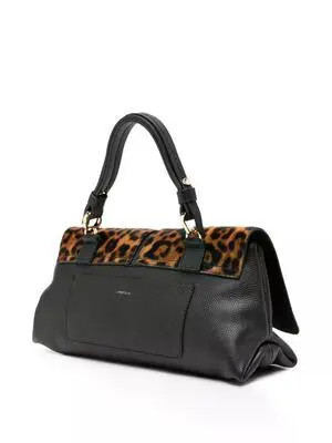 LORISTELLA Kendall Leopard-print Leather Tote Bag