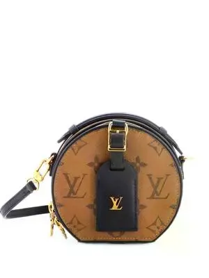 LOUIS VUITTON Mini Boite Chapeau Bag Reverse Monogram Canvas Crossbody Bag - Brown
