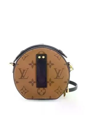 LOUIS VUITTON Mini Boite Chapeau Bag Reverse Monogram Canvas Crossbody Bag