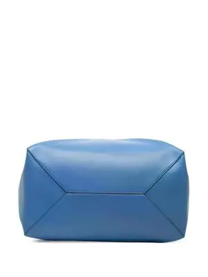 Loewe Large Shiny Calfskin Puzzle Fold Tote Bag