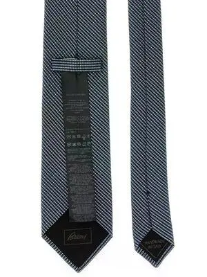 Brioni Jacquard Geometric-pattern Tie