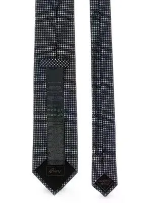 Brioni Micro-geometric Jacquard Tie