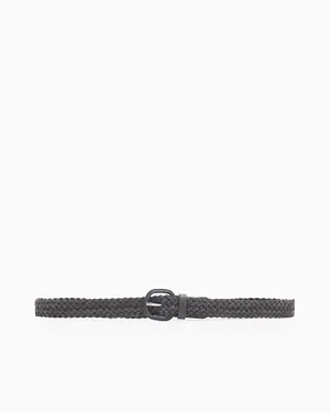 Giorgio Armani Woven Suede Belt